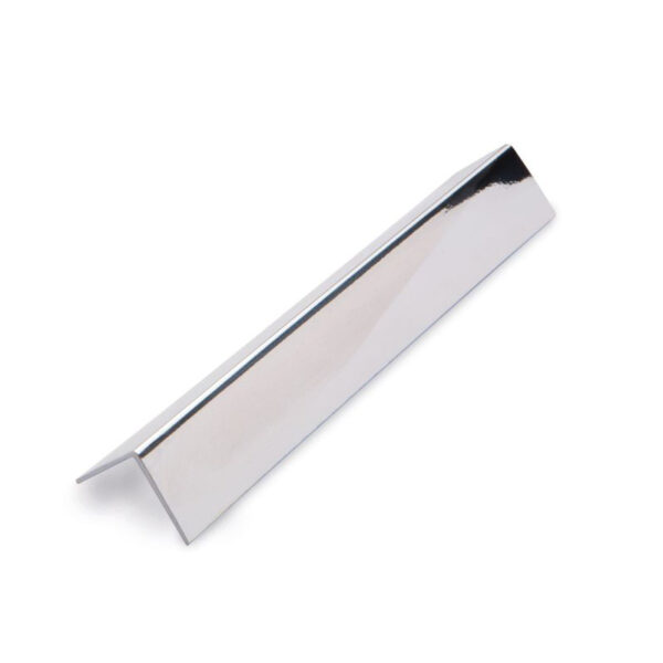 Guardian L Shape Chrome PVC Trim For Wall Panel 2400mm x 10mm ...